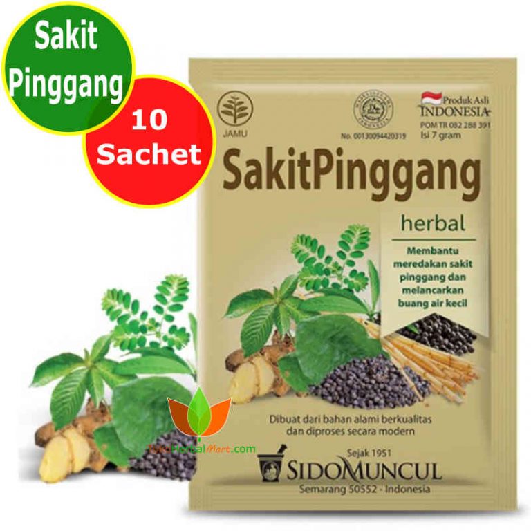 Sakit Pinggang Sidomuncul 10 Sachet - TOKO OBAT HERBAL ONLINE DI ...